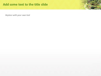 Garden Landscaping - Free Powerpoint Templates Design