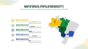 Viva Brasil Plantillas para presentaciones de PowerPoint