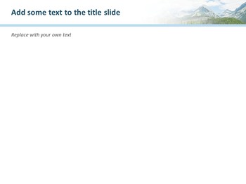 Wooden Boat on a Lake - Free Powerpoint Sample