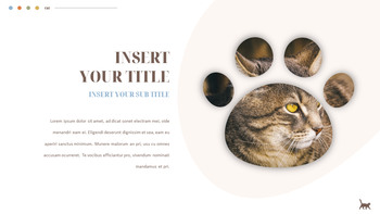 Cat Presentation PowerPoint Templates Design