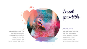 Happy Holi PowerPoint Presentation Templates