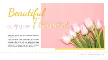 Spring Flowers Google Slides Templates