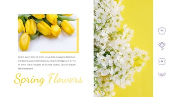 Spring Flowers Google Slides Templates