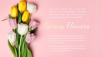 Spring Flowers Google Slides Templates