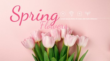 Spring Flowers Google Slides Templates