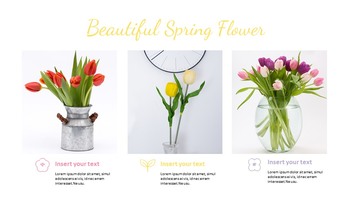 Spring Flowers Google Slides Templates