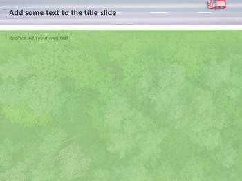 Free Powerpoint Templates Design - Forest Path
