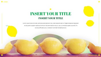 Lemon Presentation Google Slides Templates