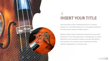 Violin & Cello Google Slides Presentation Templates