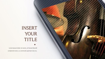 Violin & Cello Google Slides Presentation Templates