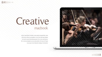 Violin & Cello Google Slides Presentation Templates
