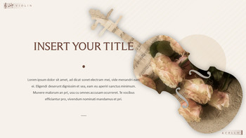 Violin & Cello Presentation PowerPoint Templates Design
