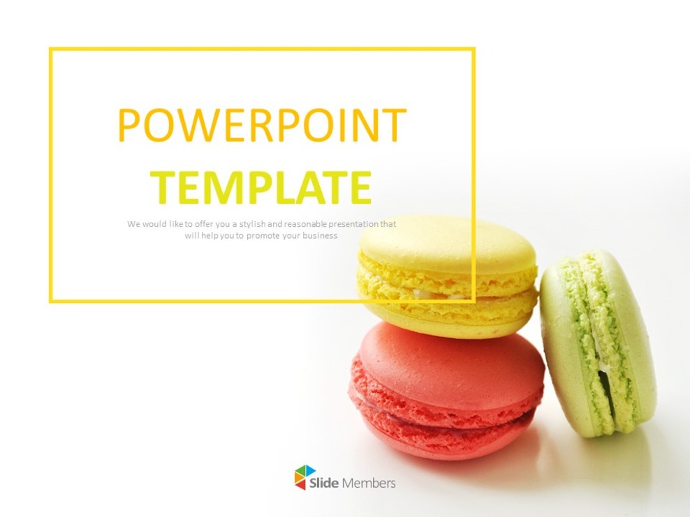 Red, Yellow, Green Macaroon - Free Powerpoint Sample|Templates|Slides