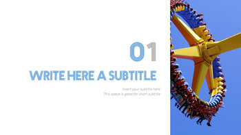 Amusement park Easy Presentation Template