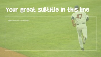 Baseball Game - Easy PPT Template