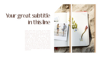 Diary Simple PowerPoint Templates