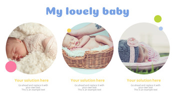 Lovely Baby Easy Presentation Template