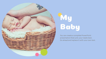 Lovely Baby Easy Presentation Template