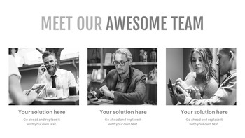 Free Simple Meeting - google slides template download