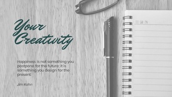 Writing Note Easy Google Slides