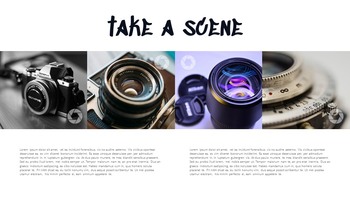 Free Simple Presentation Google Slides Template - Camera