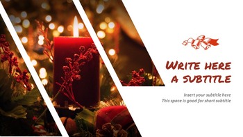 Christmas Party Easy Google Slides Template|Culture