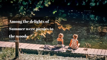 Picnic Time presentation slide design|Lifestyle|Google