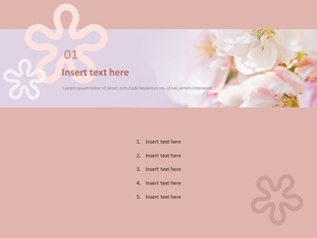 Colorful Spring Flowers - Free Presentation Templates