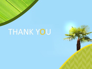Free Design Template - Palm Trees in Summer