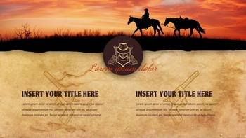 Wild West Google Slides Themes for Presentations