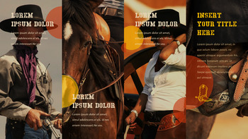 Wild West Theme Presentation Templates