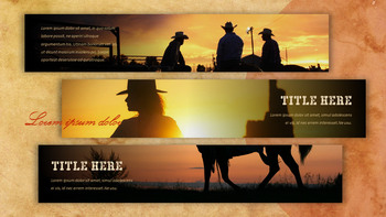 Wild West Theme Presentation Templates