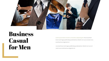 Mens Style & Fashion Presentation PowerPoint Templates Design