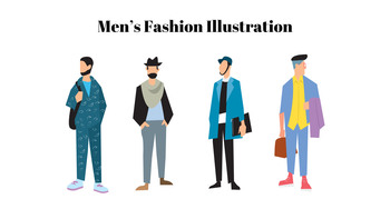 Mens Style & Fashion Presentation PowerPoint Templates Design