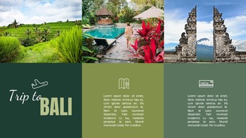 Trip to Bali Google Slides Presentation