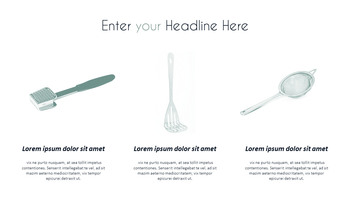 Kitchenware PowerPoint Templates Design