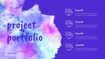 Art Painting Google Slides Template Design