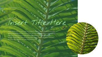 Botanical Google Slides Themes for Presentations