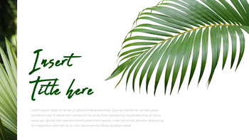 Botanical PowerPoint Templates for Presentation