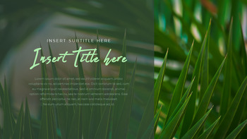 Botanical PowerPoint Templates for Presentation