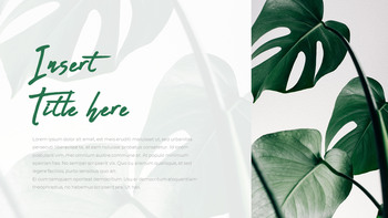 Botanical PowerPoint Templates for Presentation