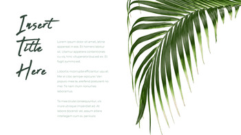 Botanical PowerPoint Templates for Presentation