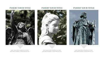 Statue Presentation PowerPoint Templates Design