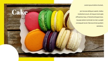 Macaron Google Slides Presentation|Food