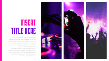 Music Festival PowerPoint Templates Design