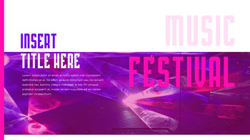 Music Festival PowerPoint Templates Design