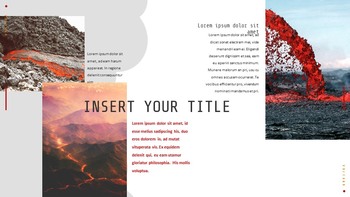 Volcano Simple Google Slides Templates