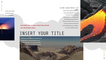 Volcano Simple Google Slides Templates