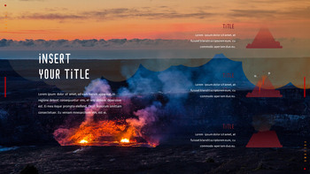 volcano powerpoint template