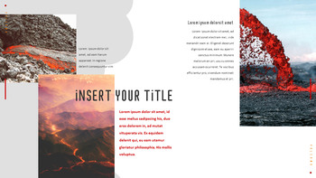 Volcano Theme PPT Templates